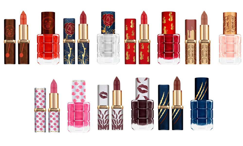 Les rouges à lèvres L’Oréal inspirés du film « La Belle et La Bête ...