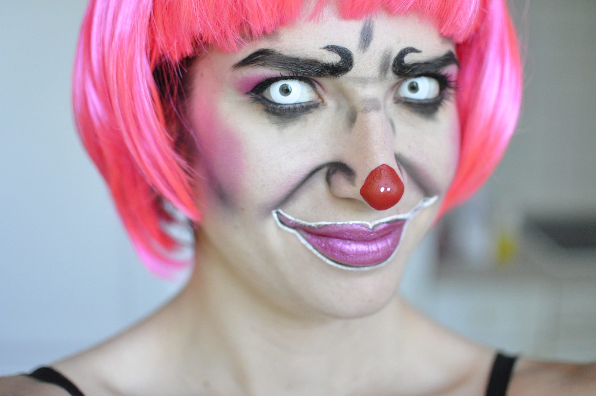 RDV Beauté : un clown rose pour Halloween ! - Réglisse & Myrtilles