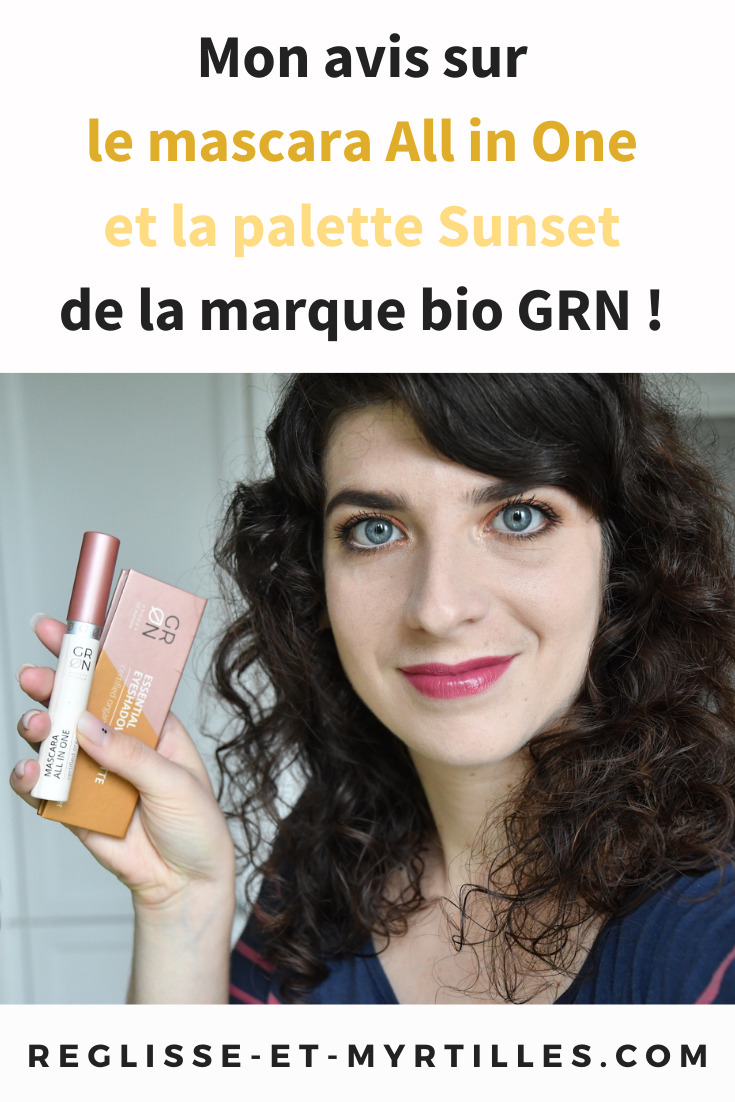 J'ai testé le mascara All in One et la palette Sunset de la marque bio ...